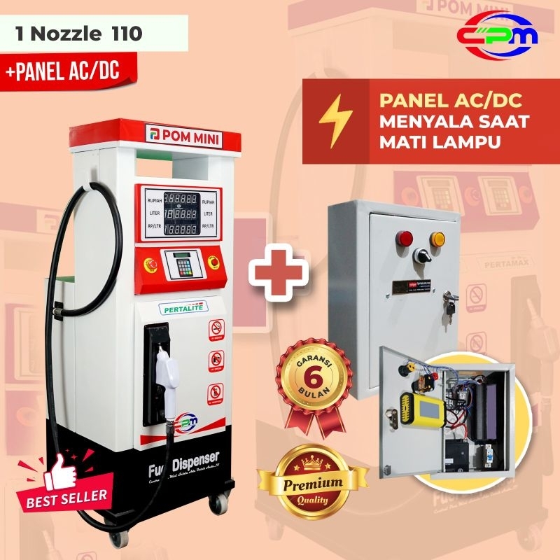 Jual Pom Mini Digital / Pertamini Digital 1nozzle 110L Bisa Nyala Saat ...