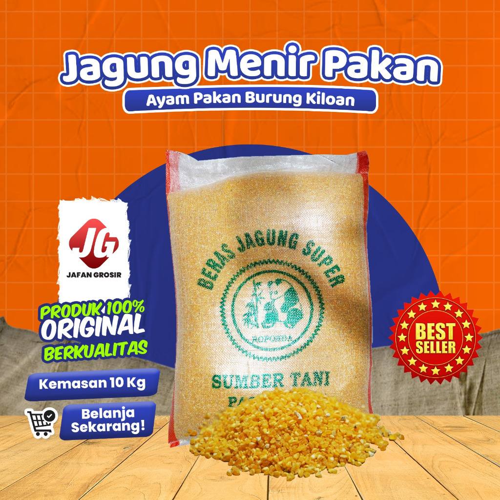 Jual Pakan Burung Jagung Menir 10 kg | Shopee Indonesia