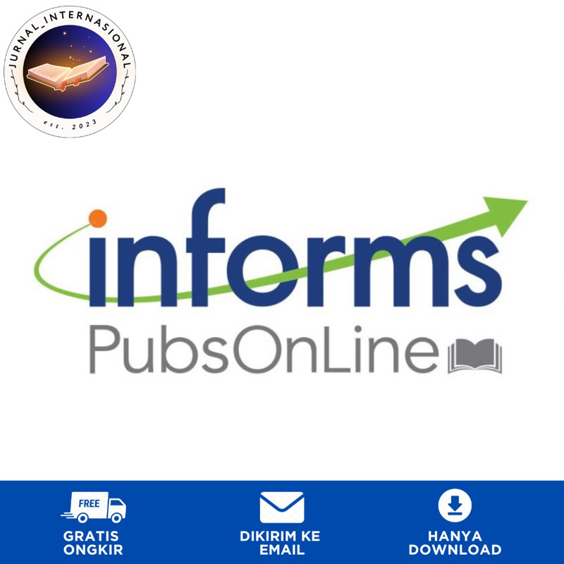 Jual [𝙍𝙚𝙖𝙙𝙮] Download Jurnal Internasional / Unlock Informs PubsOnLine | Shopee Indonesia