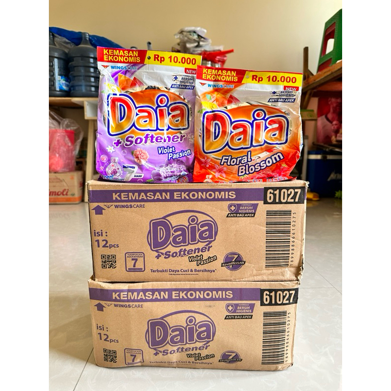 Jual 1 DUS ISI 12PCS DAIA SOFTENER 10RB 470GR | Shopee Indonesia