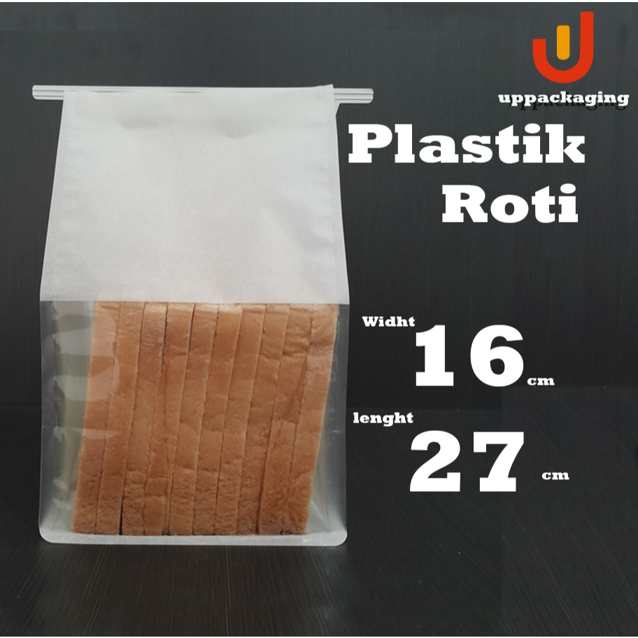 Jual Kantong Roti 16x27 Kemasan Kertas dengan Kawat Transparan Paper ...