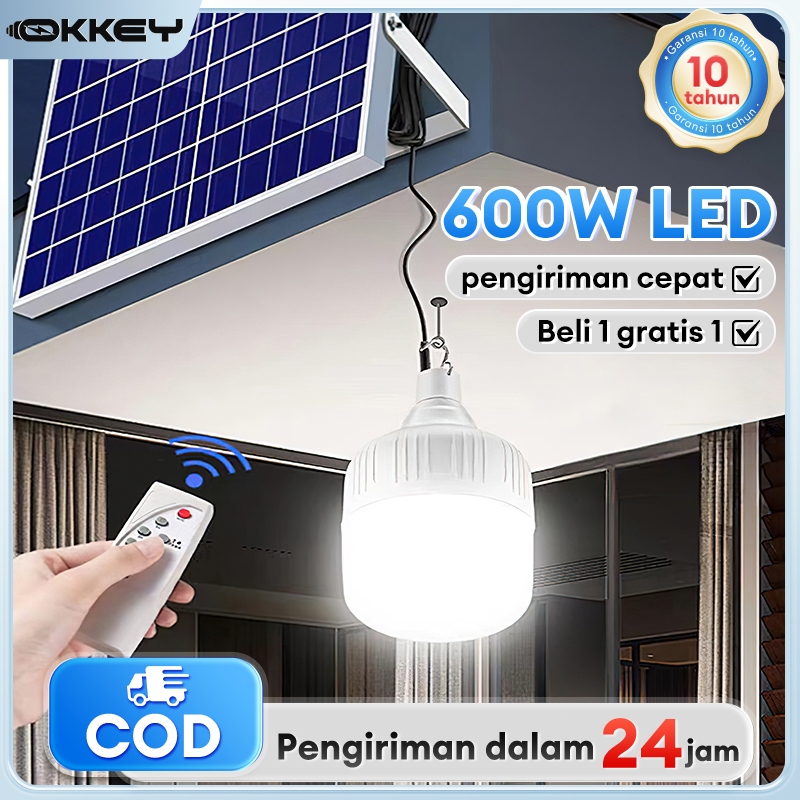 Jual 【Garansi10 tahun】 Lampu Bohlam LED Lampu Tenaga Surya Solar Panel ...