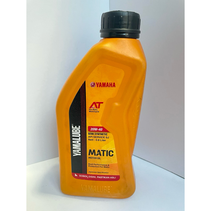 Jual OLI MOTOR YAMALUBE MATIC 800ml SAE 20W-40 | Shopee Indonesia