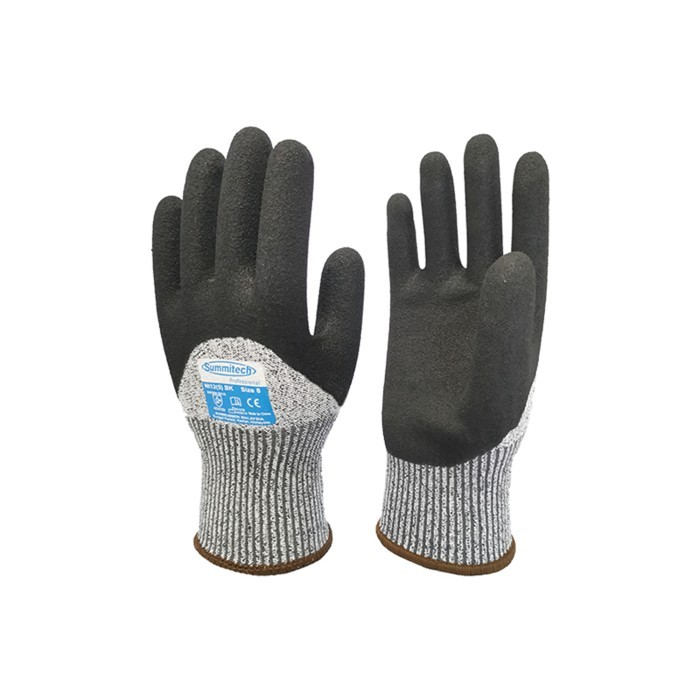 Jual Sarung Tangan Anti Sayat/Cut Resistant Gloves Summitech NI12(5) BK ...