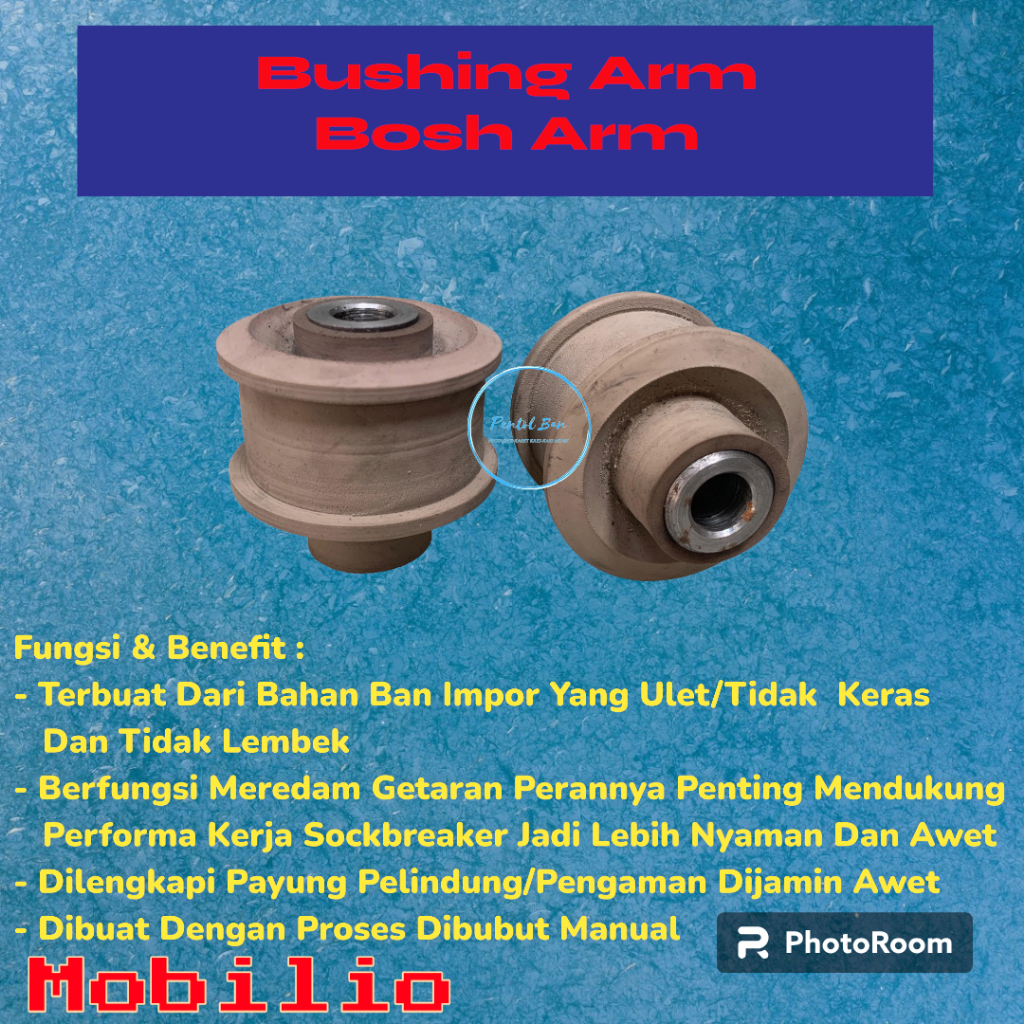 Jual Karet Bushing Arm/Bosh Sayap Brio custom Depan Besar Mobilio Bahan ...