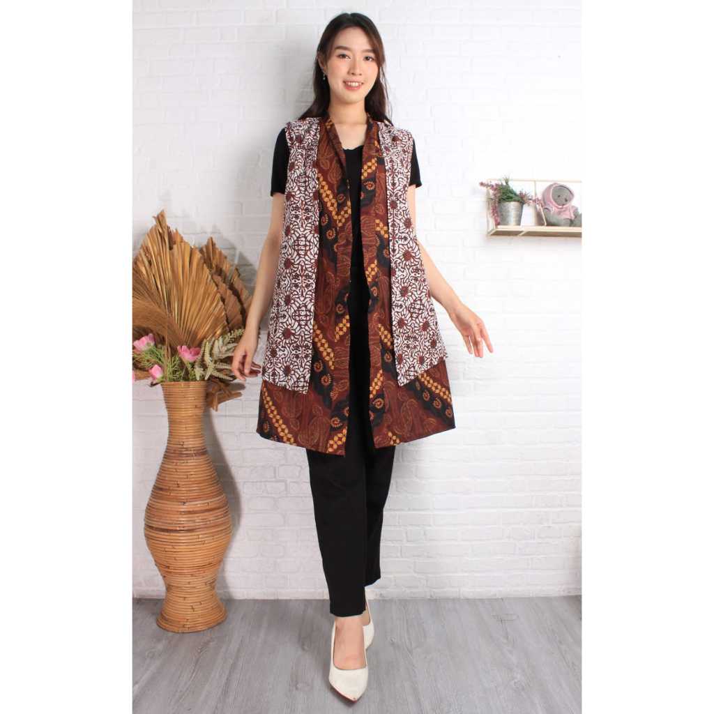 Jual Brianna bolero rompi outer batik wanita | Shopee Indonesia