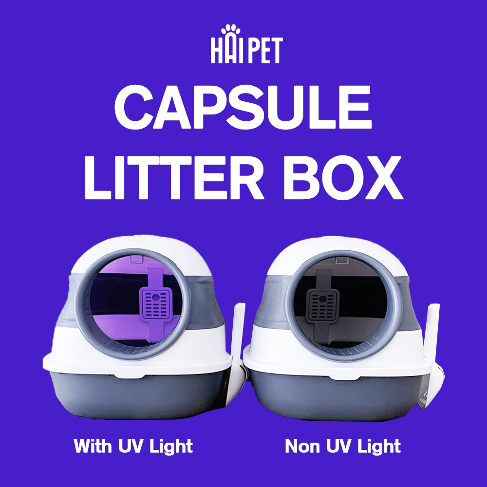 Jual Haipet Capsule Litterbox - Tempat Bak Toilet Pasir Kucing Tertutup ...