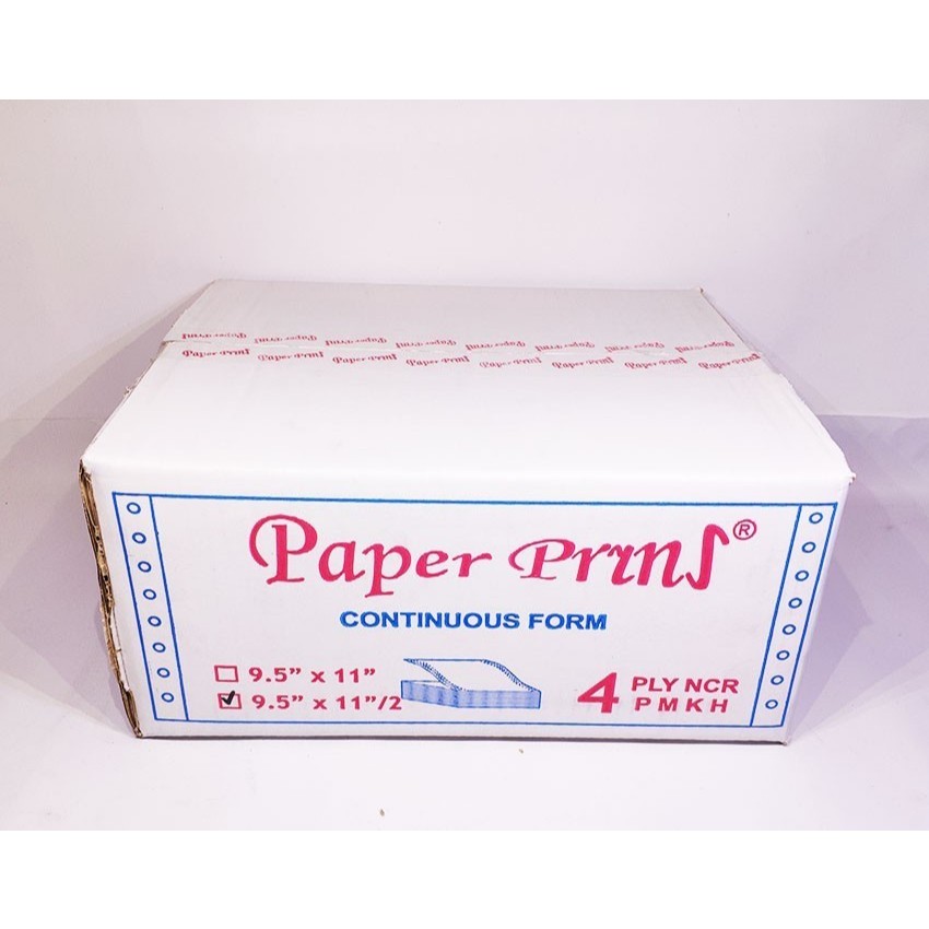 Jual PAPER PRYNS 9 1/2" X 11'' 4 PLY BAGI 2 CONTINOUS FORM KOMPUTER ...