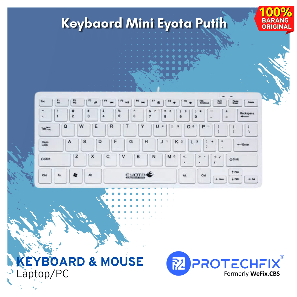 Jual Keyboard Mini Eyota S5500 WHITE Wired | Shopee Indonesia