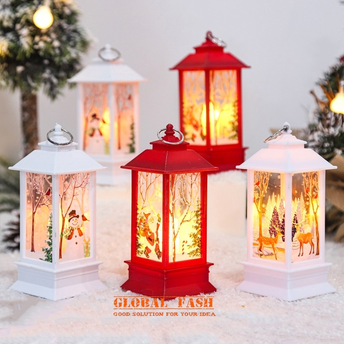 Jual lentera lilin natal mini / Lampu Lentera Lilin Led Natal / Hiasan ...