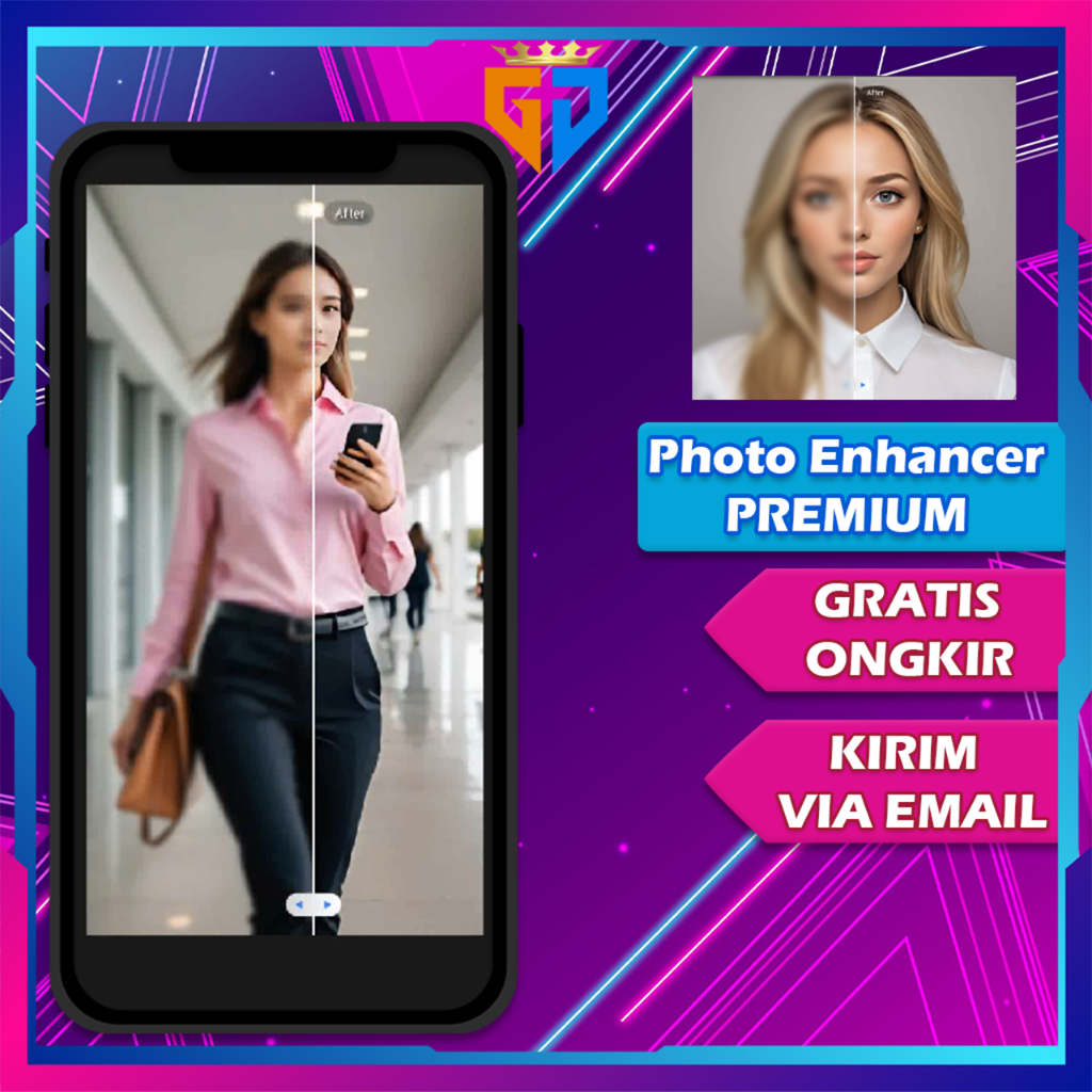 Jual Ai Photo Enhancer Premium Aplikasi Memperjelas Foto Buram Menjadi ...