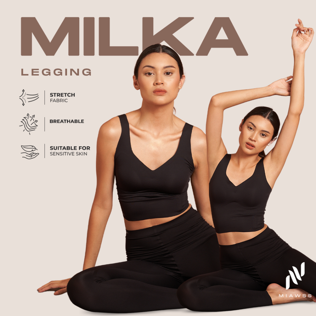 Jual MIAWSS MILKA - Legging Sport Wanita Seamless Celana Panjang Yoga ...