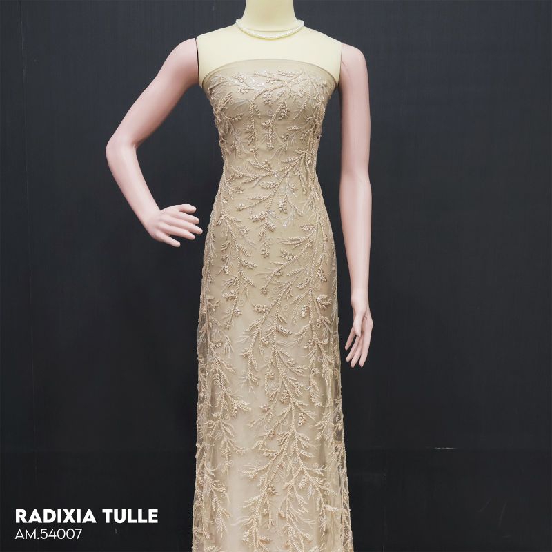 Jual [NEW ARRIVAL ] RADIXIA BEYONCE TULLE FULL PAYET 3D FLOWER ...