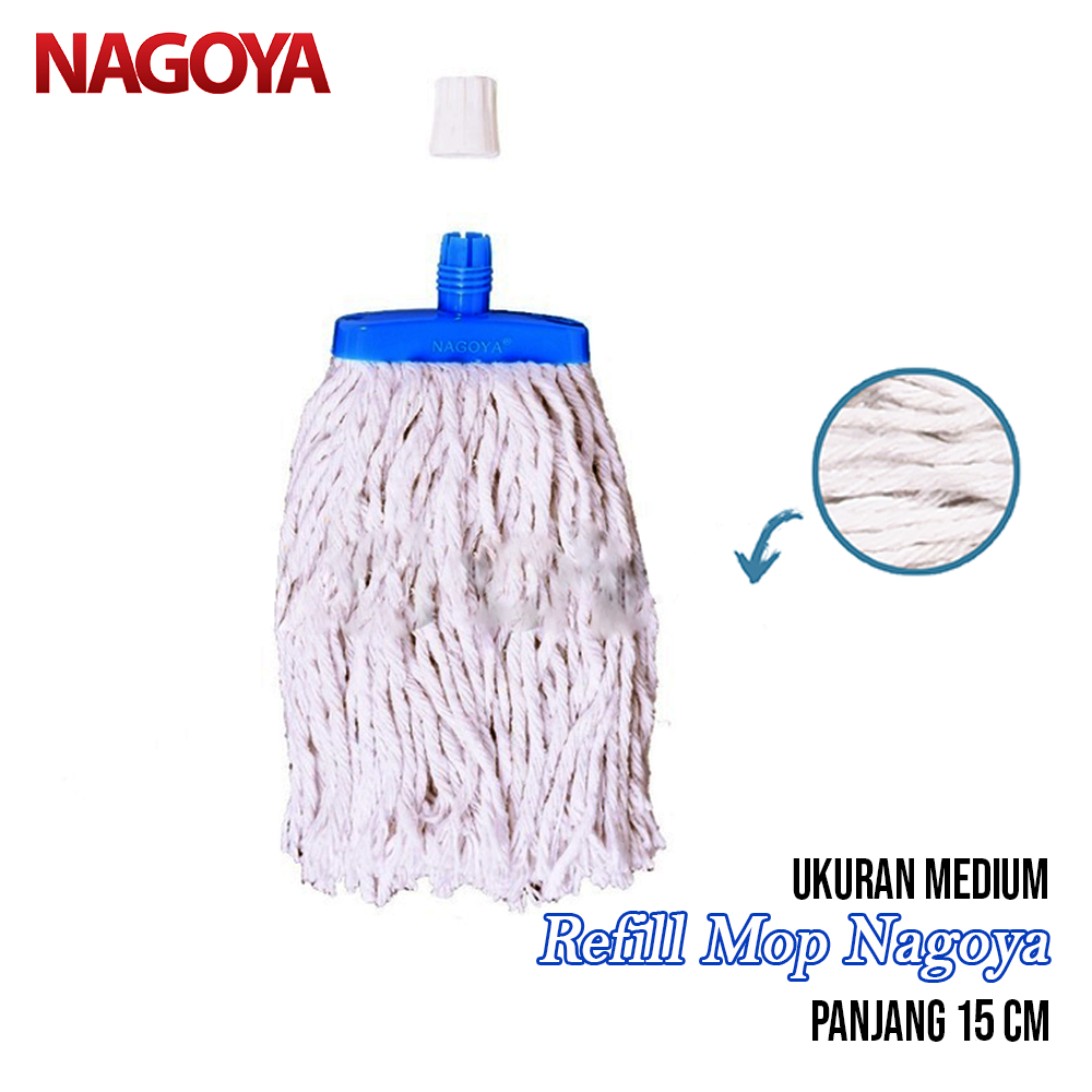 Jual MyHomey Refill Pel sumbu Nagoya Medium Alat Pel Lantai Mop Lantai ...