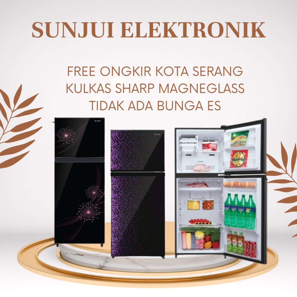 Jual Kulkas Sharp 2 Pintu SJ 236-237 MG | Shopee Indonesia