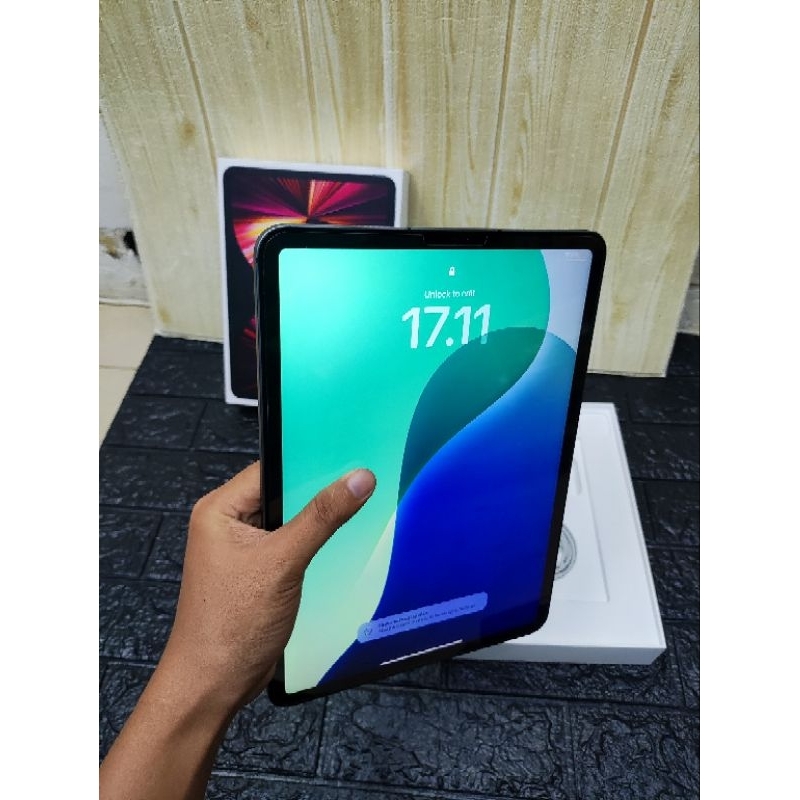 Jual iPad Pro M1 11 inch 128GB Wifi Cellular Second iBox Mulus Fullset Original | Shopee Indonesia