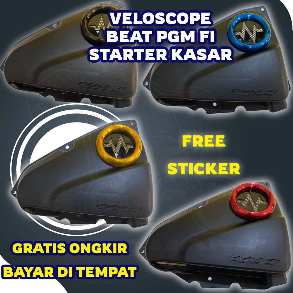 Jual VELOSCOPE BEAT PGM FI TUTUP FILTER BEAT STARTER KASAR VELOSCOPE ...