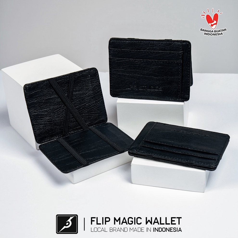 Jual Penawaran Eksklusif JFR Flip Magic Wallet Dompet Kartu Bahan Kulit ...