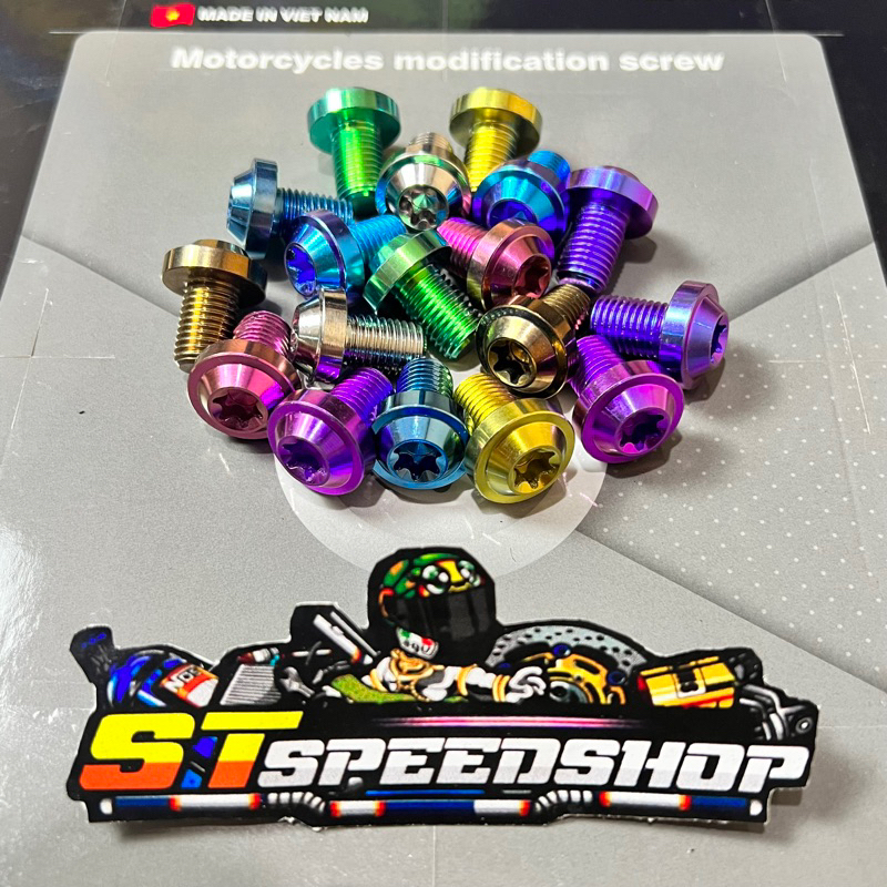 Jual Baut Titanium M 10 x 15 Drat 14 x 15 Big Head | Shopee Indonesia