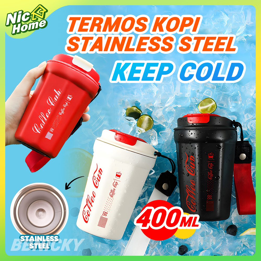 Jual Bahan stainless steel botol minum termos air panas dan dingin yang ...
