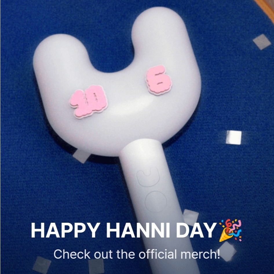 Jual [PRE ORDER] NEWJEANS HANNI BIRTHDAY OFFICIAL LIGHT STICK PARTS ...