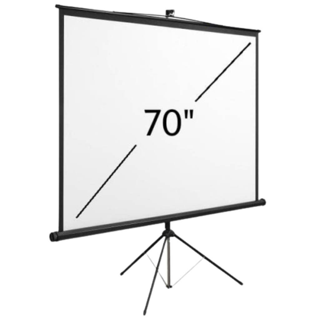 Jual Tripod Screen Projector 70 inch Pixel Layar Projector Tripod ...