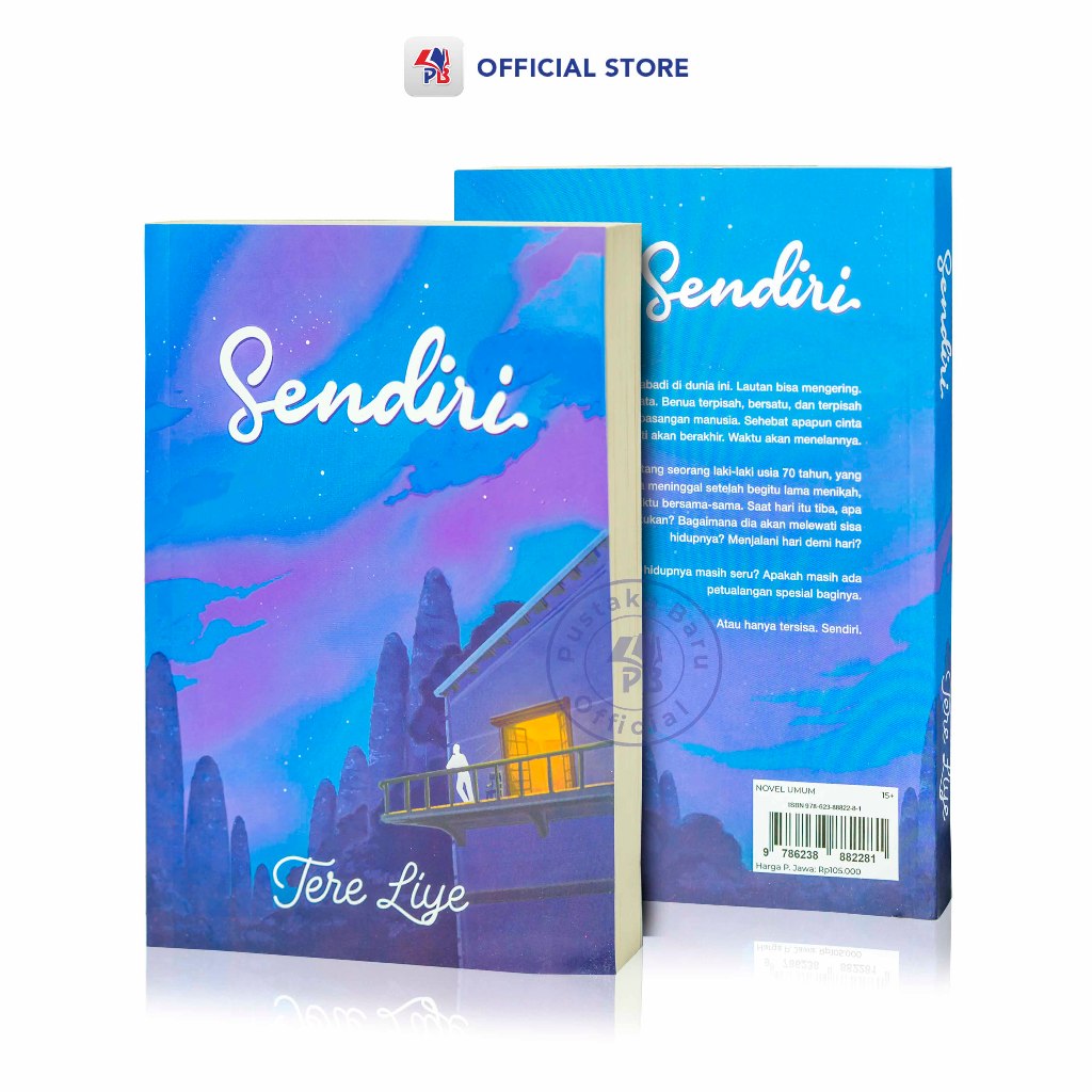 Jual Buku Novel Tere Liye : Sendiri – Tere Liye Soft Cover / Sabak Grip ...