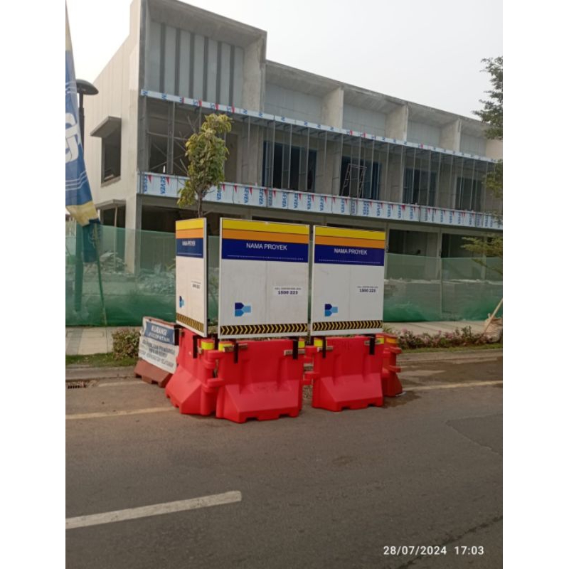 Jual PPDU Papan Proyek Alderon Flat Hollow / Pembatas Proyek / Dinding ...