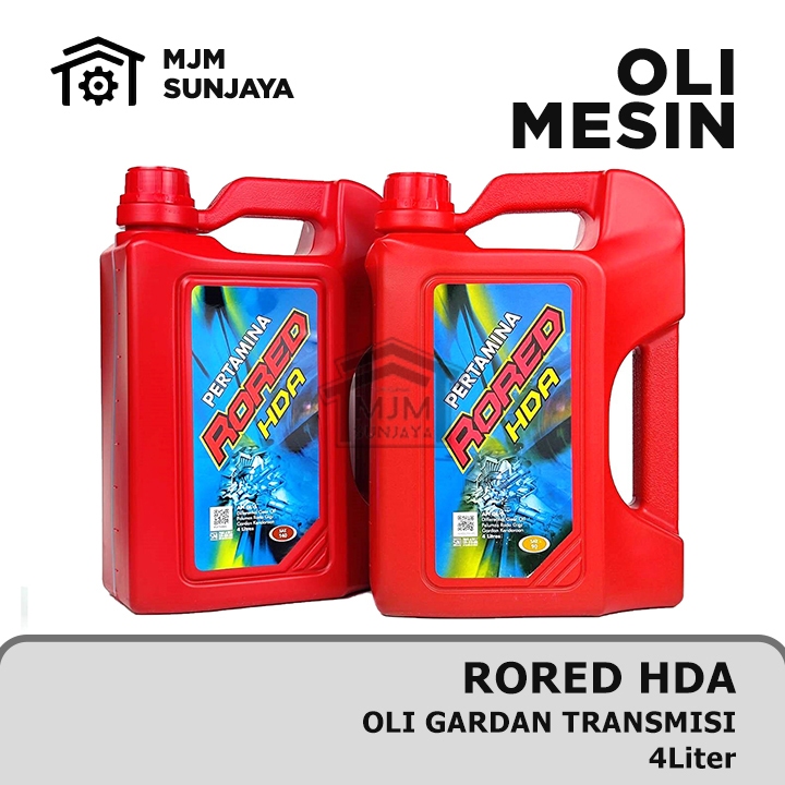 Jual Oli Transmisi Gardan RORED HDA SAE 90 140 4 Liter Persneling Gigi ...