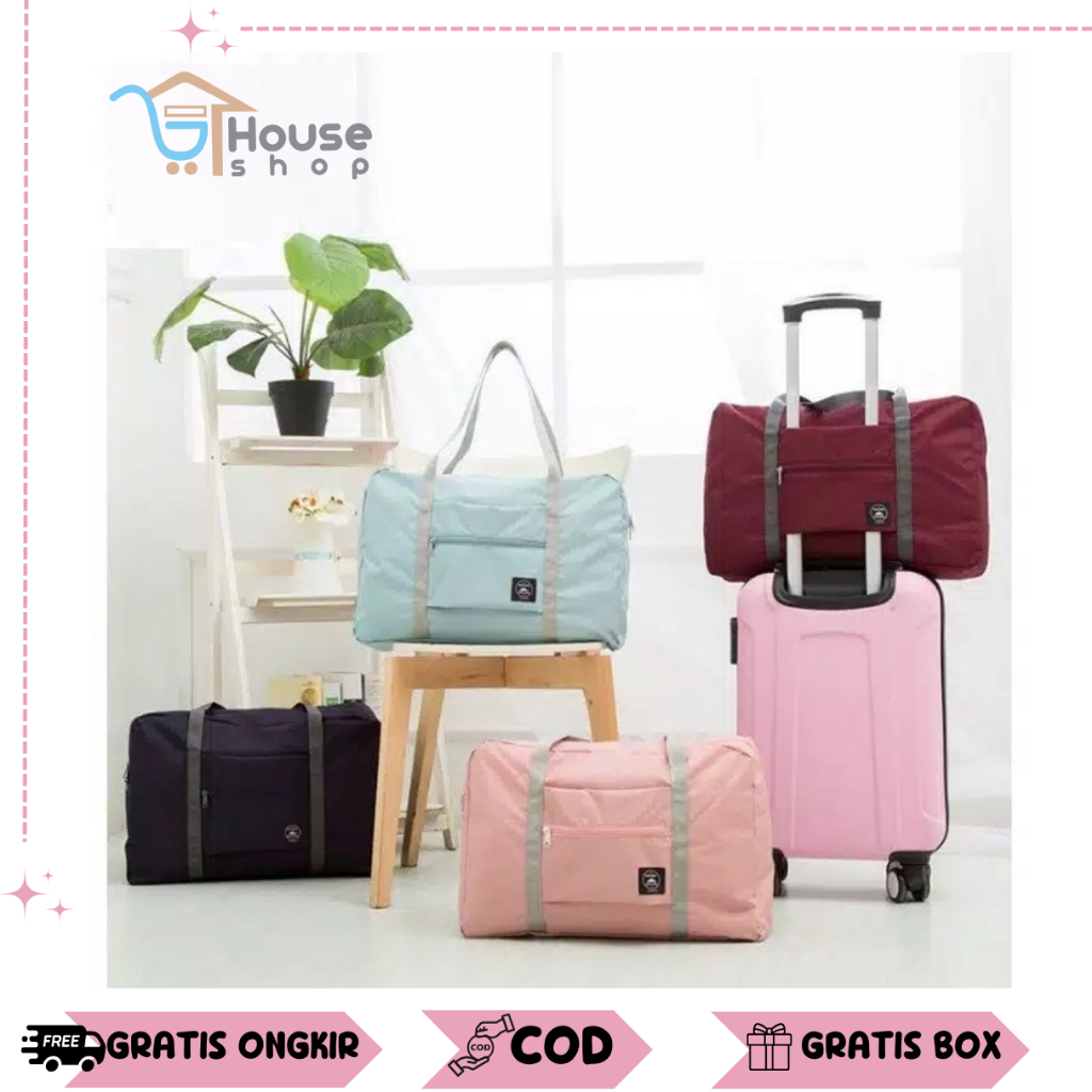 Jual Tas Hand Carry Traveling Bag Besar-Tas Motif Lipat Travel-Tas ...