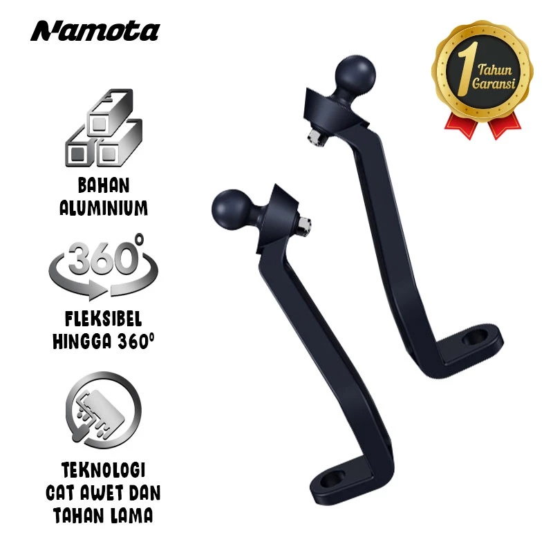 Jual NAMOTA Motorcycle Phone Holder Metal Base NM-H02 Blue (Metal Base ...