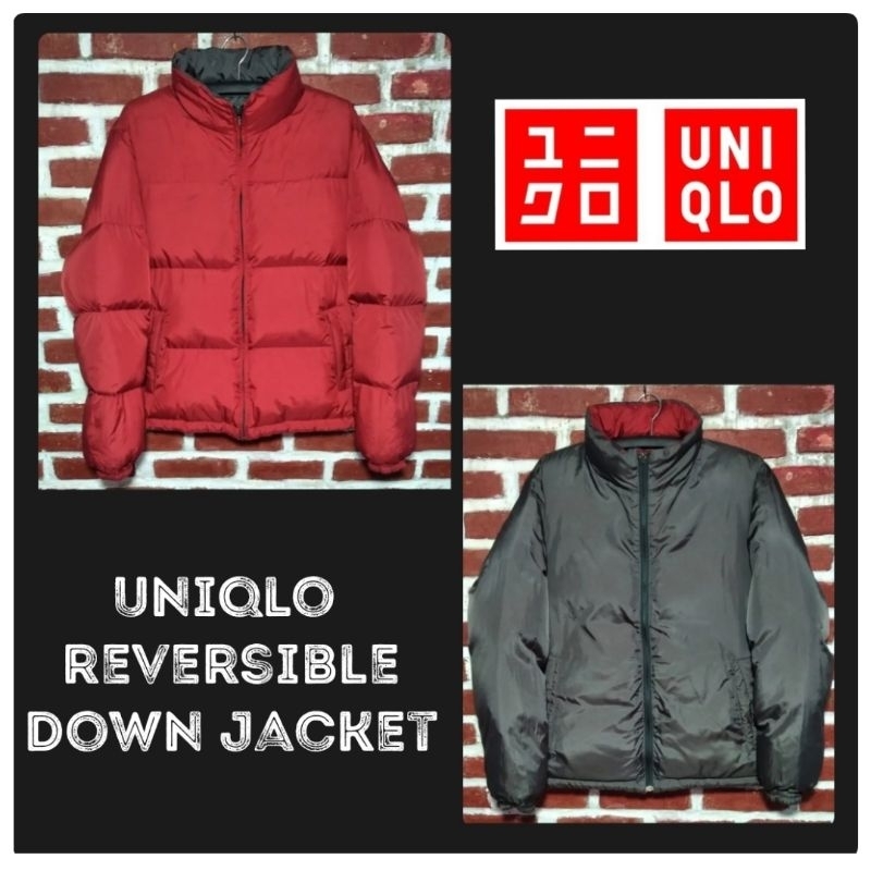 Jual UNIQLO DOWN PARKA REVERSIBLE | Shopee Indonesia