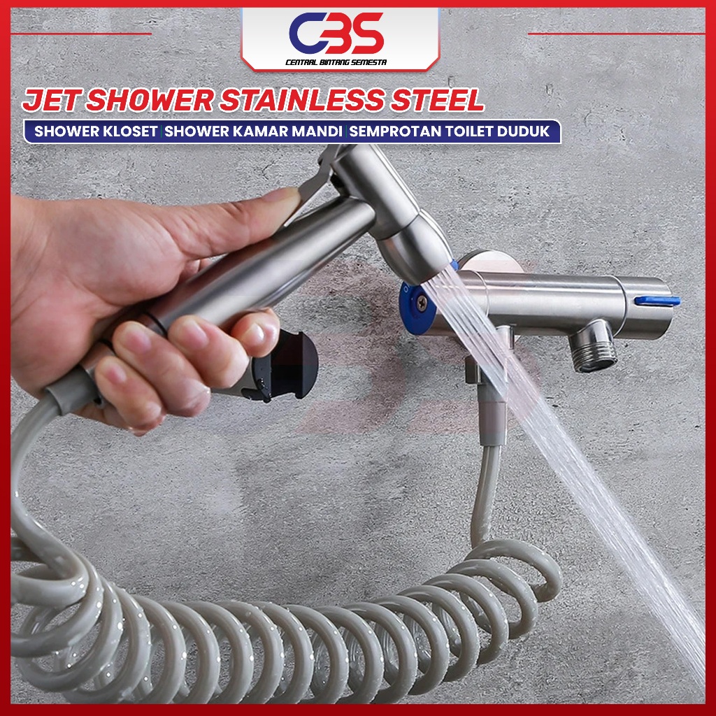 Jual SUS304 Jet Shower Kloset Jet Shower Kamar Mandi Semprotan Toilet ...