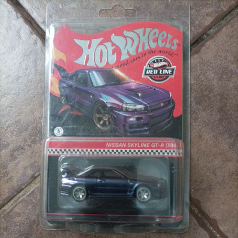 Jual RLC hot wheels nissan skyline R34 Cameleon | Shopee Indonesia
