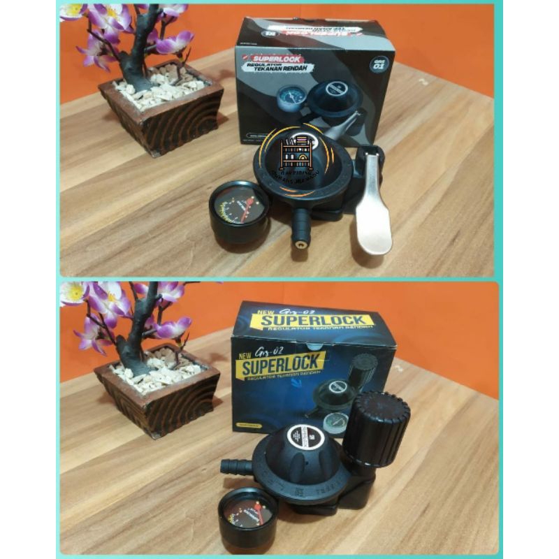 Jual Regulator Meter Superlock GRS-01 dan 02 ( GASCOM ) | Shopee Indonesia