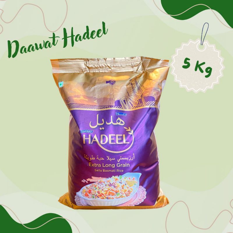 Jual BERAS BRIYANI/ BASMATI RICE HADEEL DAAWAT 5 KG | Shopee Indonesia
