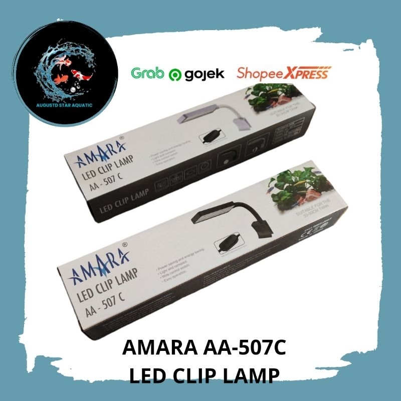 Jual Amara AA-507C Lampu Led Jepit Aquarium Mini | Shopee Indonesia