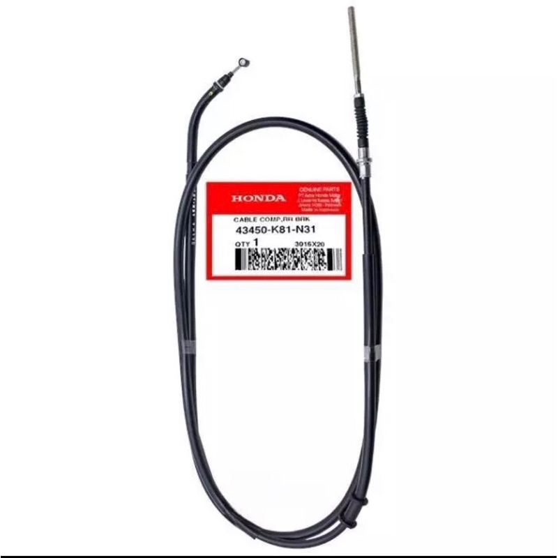 Jual KABEL REM BELAKANG BEAT STREET | BEAT ESP NEW [43450-K81-N31 ...