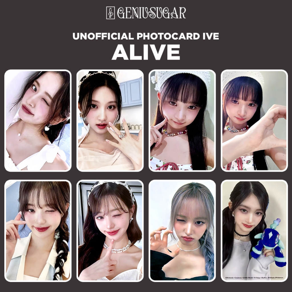 Jual [IVE] ALIVE UNOFFICIAL PHOTOCARD | Shopee Indonesia