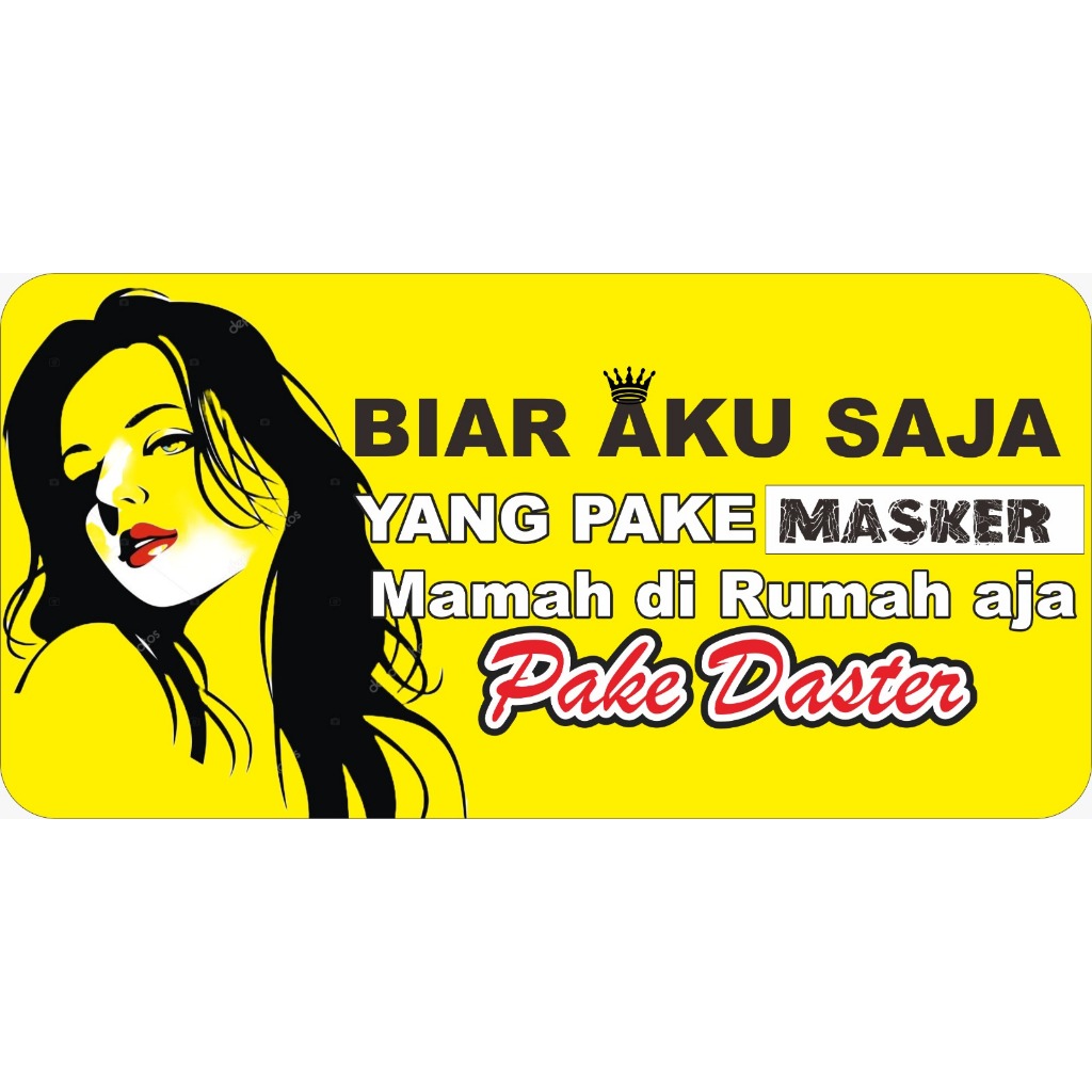 Jual stiker kaca kaca jendela sticker kata kata keren custom logo nama ...