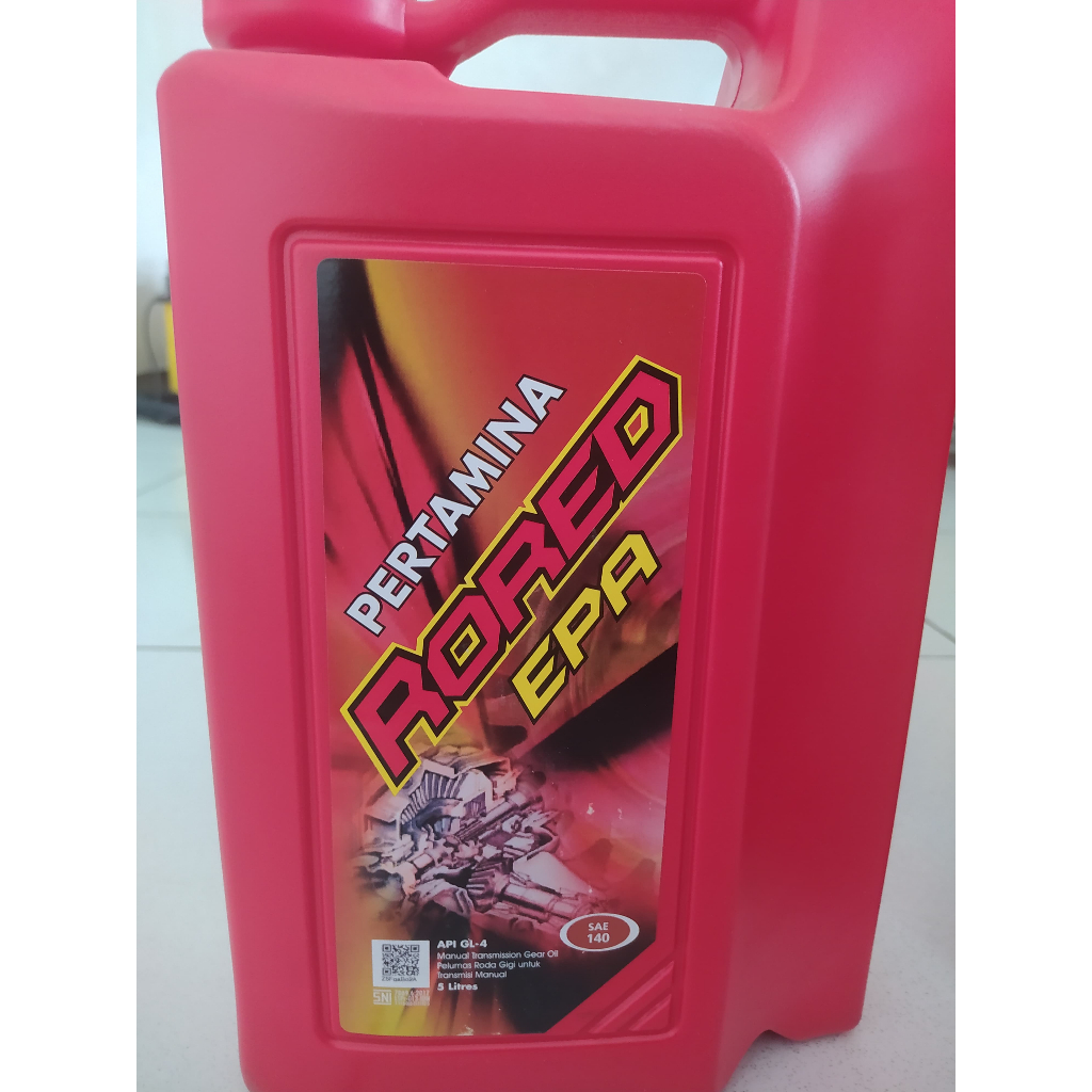 Jual Oli Transmisi/Gardan Pertamina Rored EPA sae 140 (5 Liter ...