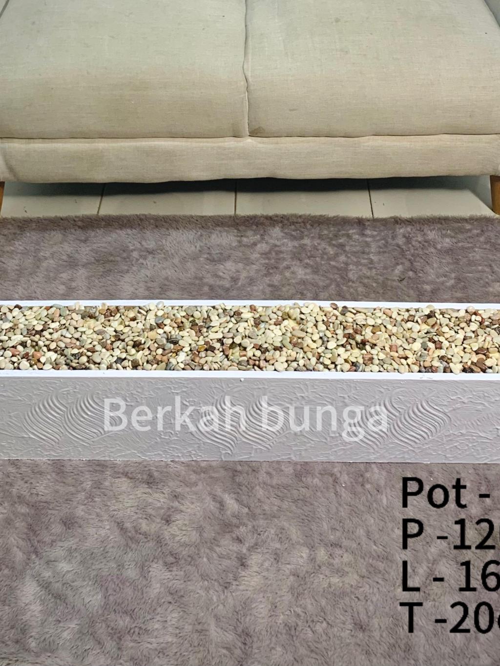 Jual Pot partisi Panjang 120cm bunga artificial kayu harbot/Pot hiasan ...