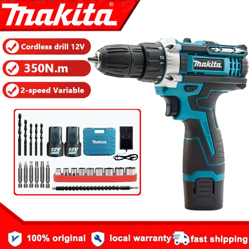 Jual Makita 12V Bor Alat Listrik Tugas Berat Set Mata Bor Asli Jepang ...