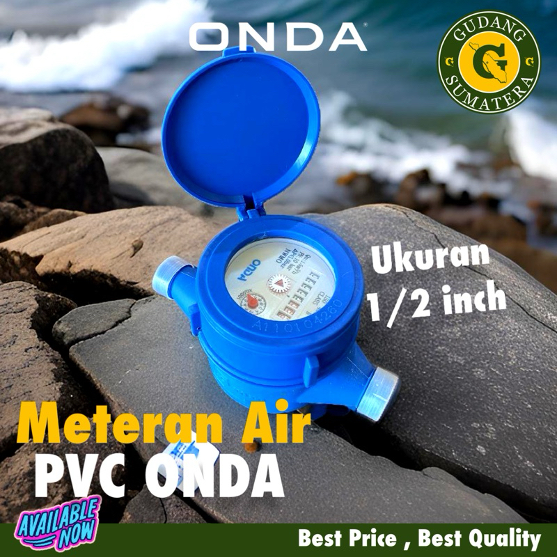 Jual Water meter onda meteran air onda nano 1/2" plastik | Shopee Indonesia