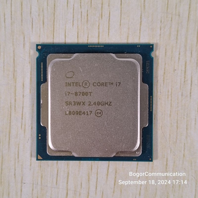 Jual Processor Intel Coffee Lake i7 8700T Socket 1151 i7 8700 T ...