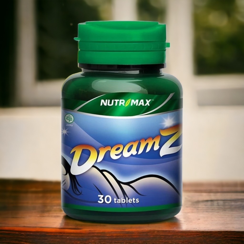 Jual NUTRIMAX Dreamz ( Insomnia / Susah Tidur / Gangguan Tidur/ Jet Lag / Anti Stres ) - 30 ...