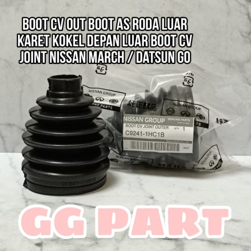 Jual BOOT CV JOINT OUT KARET TUTUP AS RODA LUAR NISSAN MARCH DATSUN DATSUN GO PANCA MOBIL AS ...