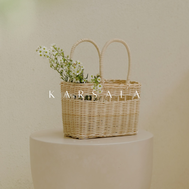 Jual KARSALA Kalyna Wicker Rattan Picnic Basket | Keranjang Piknik ...
