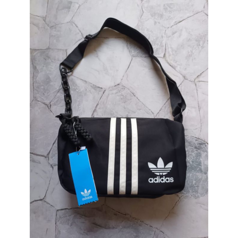 Jual ADIDAS TAS HITAM TAS SPORTY ADIDAS TAS SELEMPANG ADIDAS HITAM ...