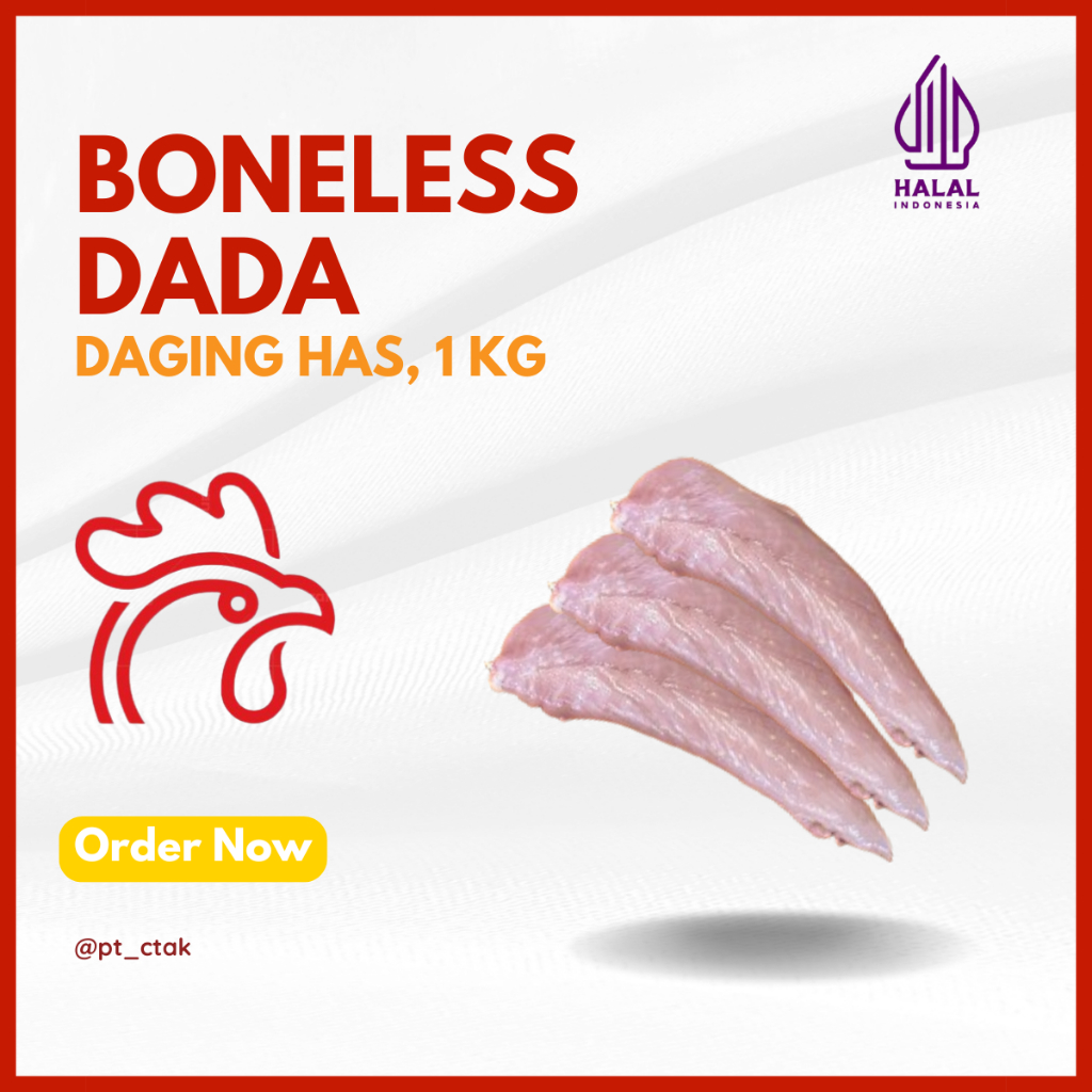 Jual Daging Ayam Fillet Boneless Dada Has Dada / Daging Dada Dalam ...